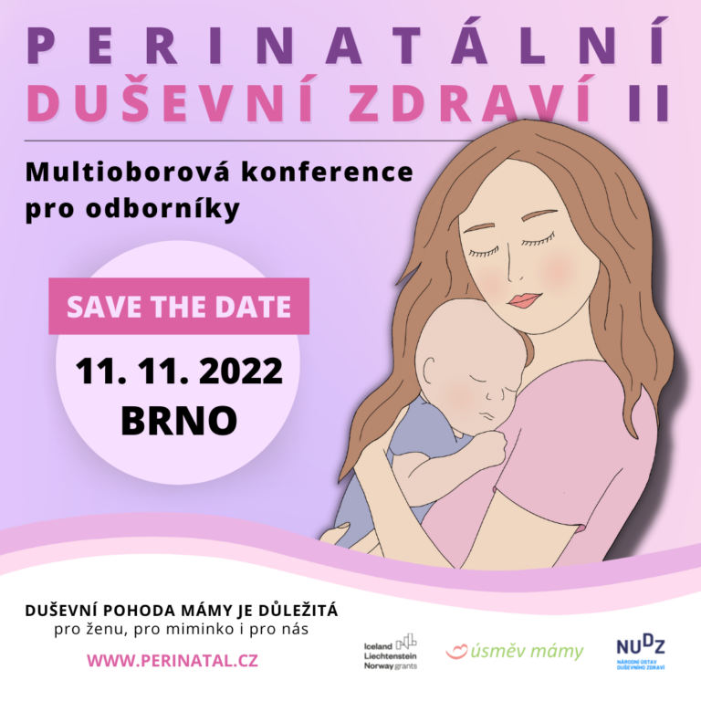 Konference Perinatální duševní zdraví II. – Úsměv mámy